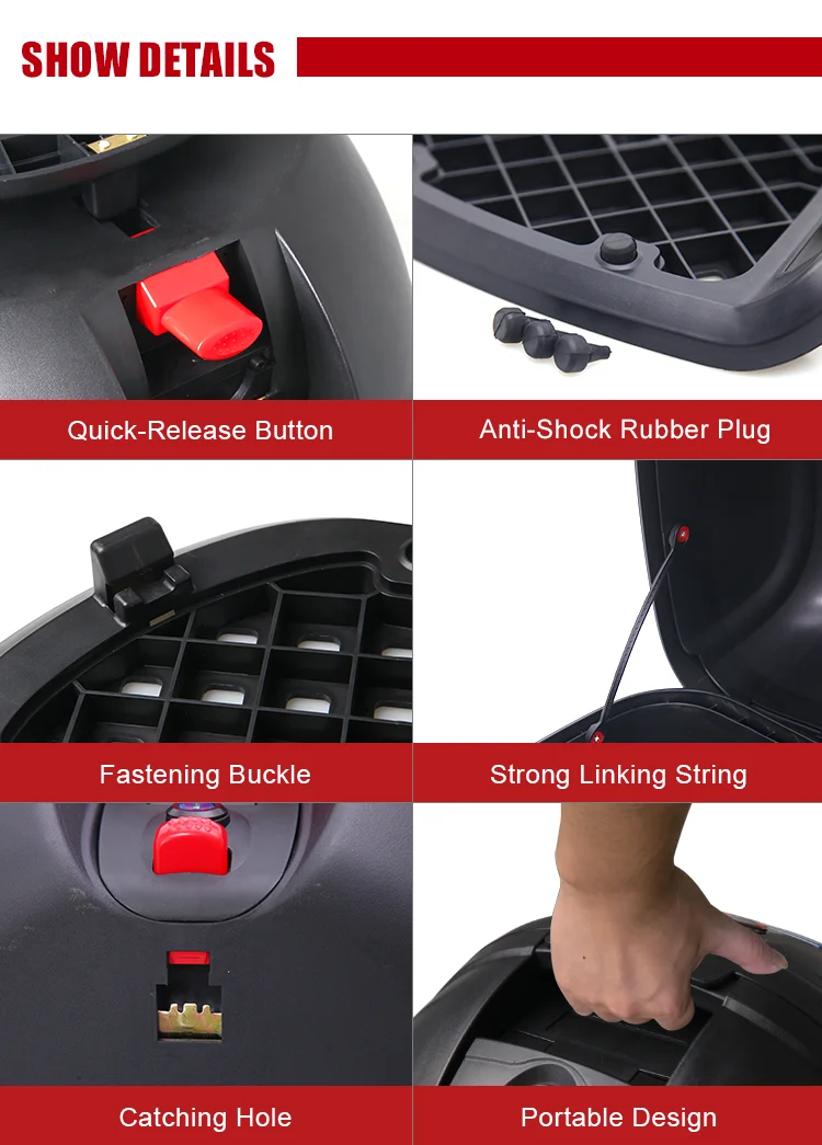 Luxury 46liters Motorcycle Rear Case - Buy Motorcycle Rear Case,Quick ...