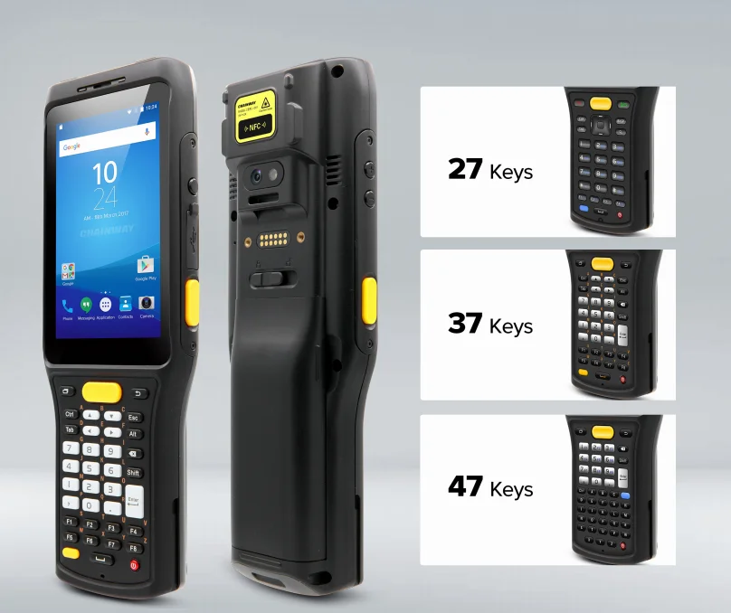 Chainway C61 Android 13 Rugged Handheld PDA SE4850 2D Barcode Scanner ...