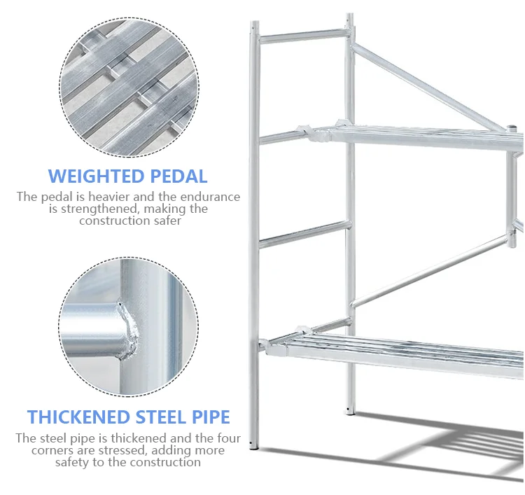 Multifunctional Portable Folding Scaffold - Durable & Versatile