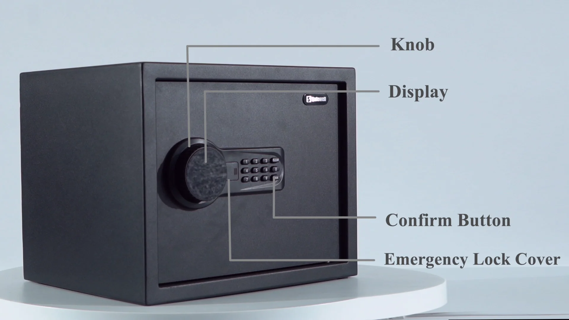 Safewell E4401e Excellent Metal Electronic Digital Safe Box For Hotel ...