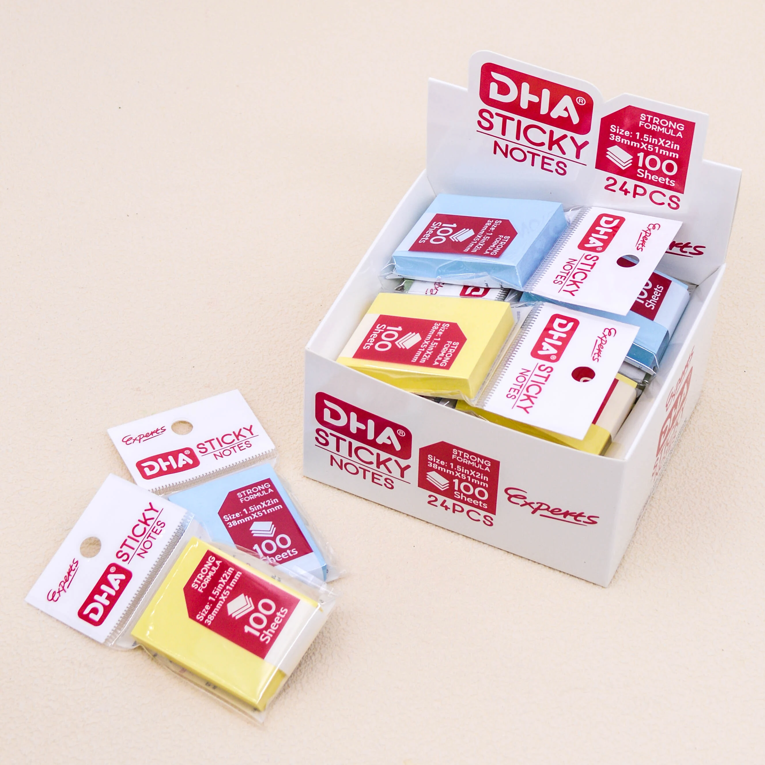 Cheap Office Stationery Set 3x1 Inch Sticky Nots Memo Pad Notebook For ...