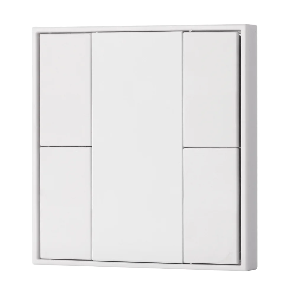 Sunricher 4-Key Push Button DALI Wall Switch with Bicolor LED