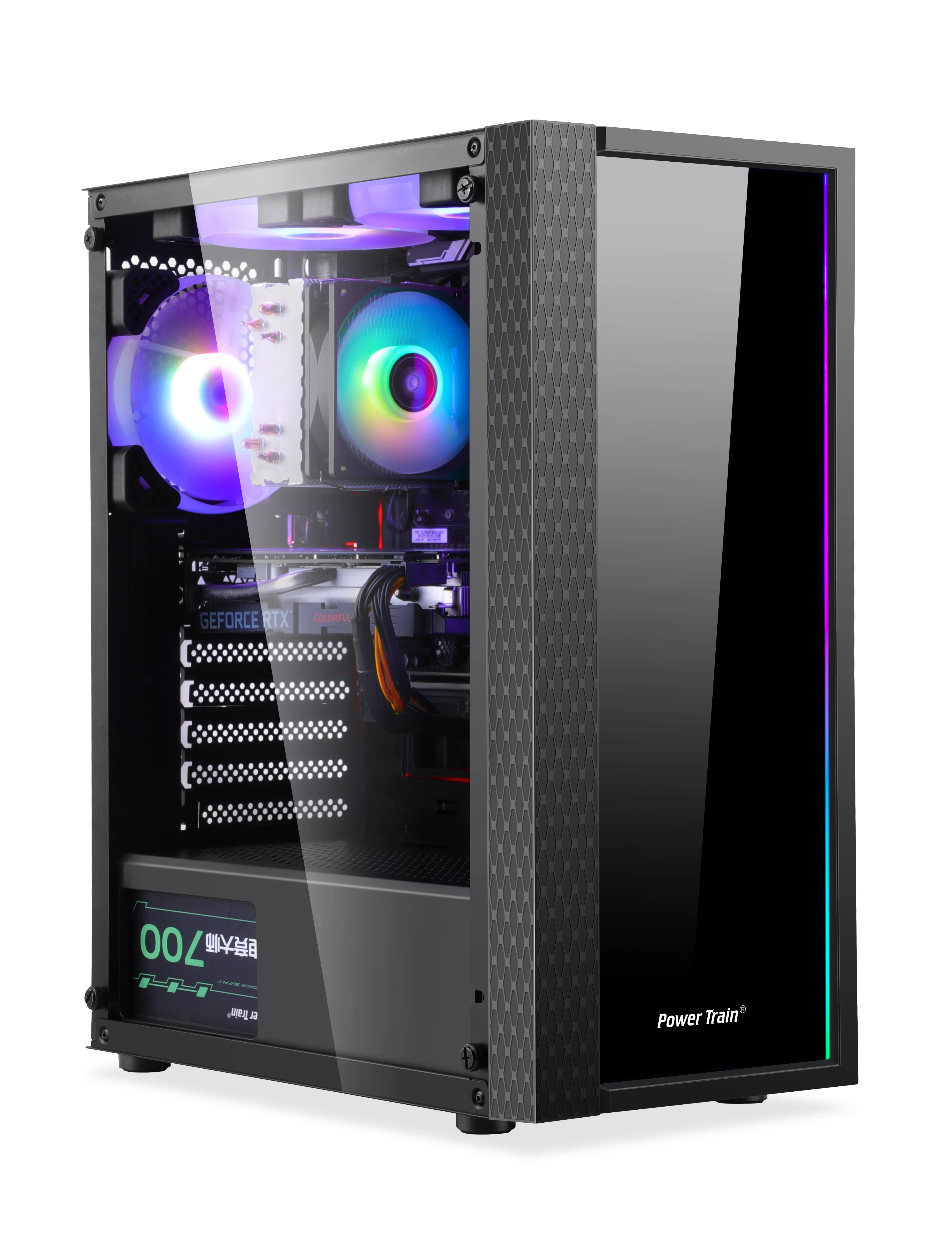 Popular Design Atx Tower Diy Unique Glass Panel Pc Cpu Computer Gaming ...