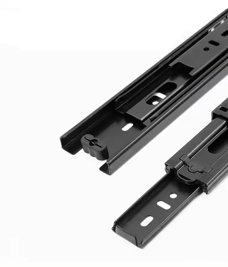 17mm 2 Sections Mini Drawer Slide For Furniture Ball Bearing Slide Rail ...