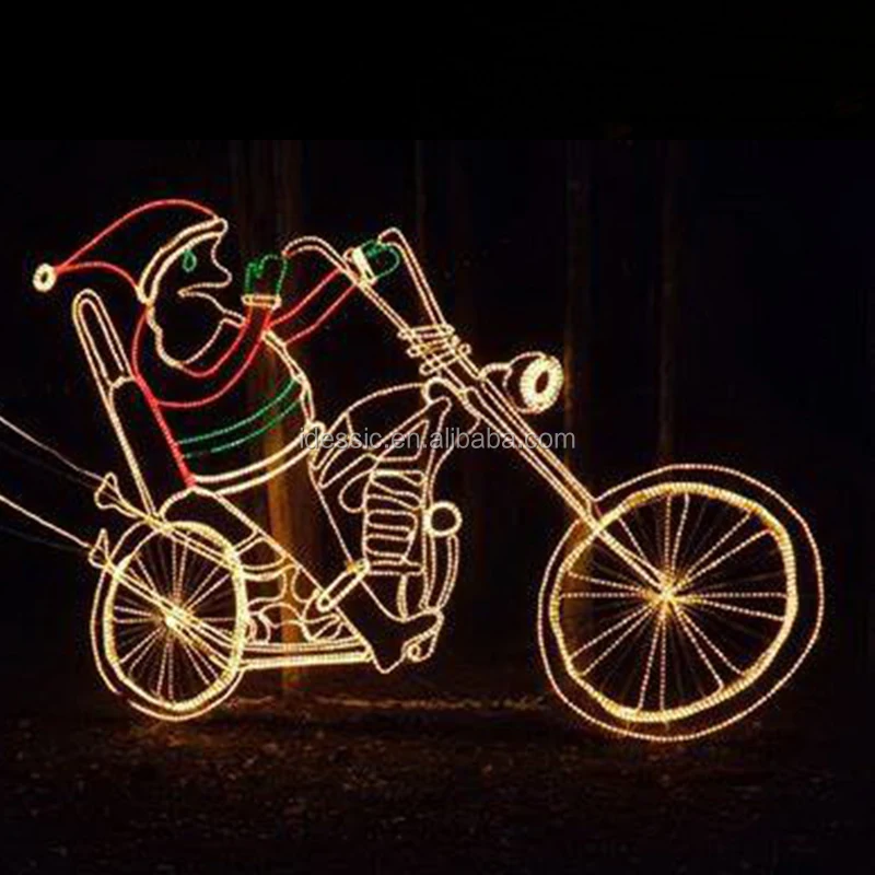 Outdoor 2d Led Christmas Light Silhouettes Commercial Grade Led Rope ...