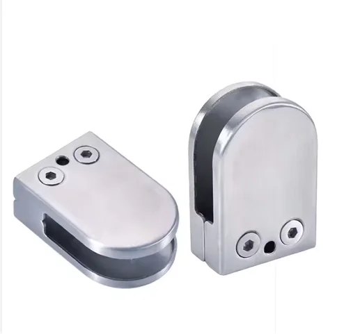 Stainless Steel Semicircular Moveable Glass Hinge Glass Fastener Clamp ...