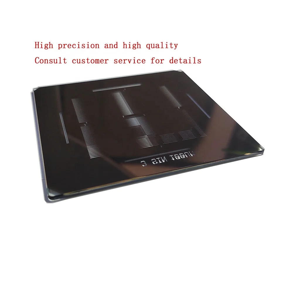 High Quality Photolithography Mark Quartz Glass Optical Photomask