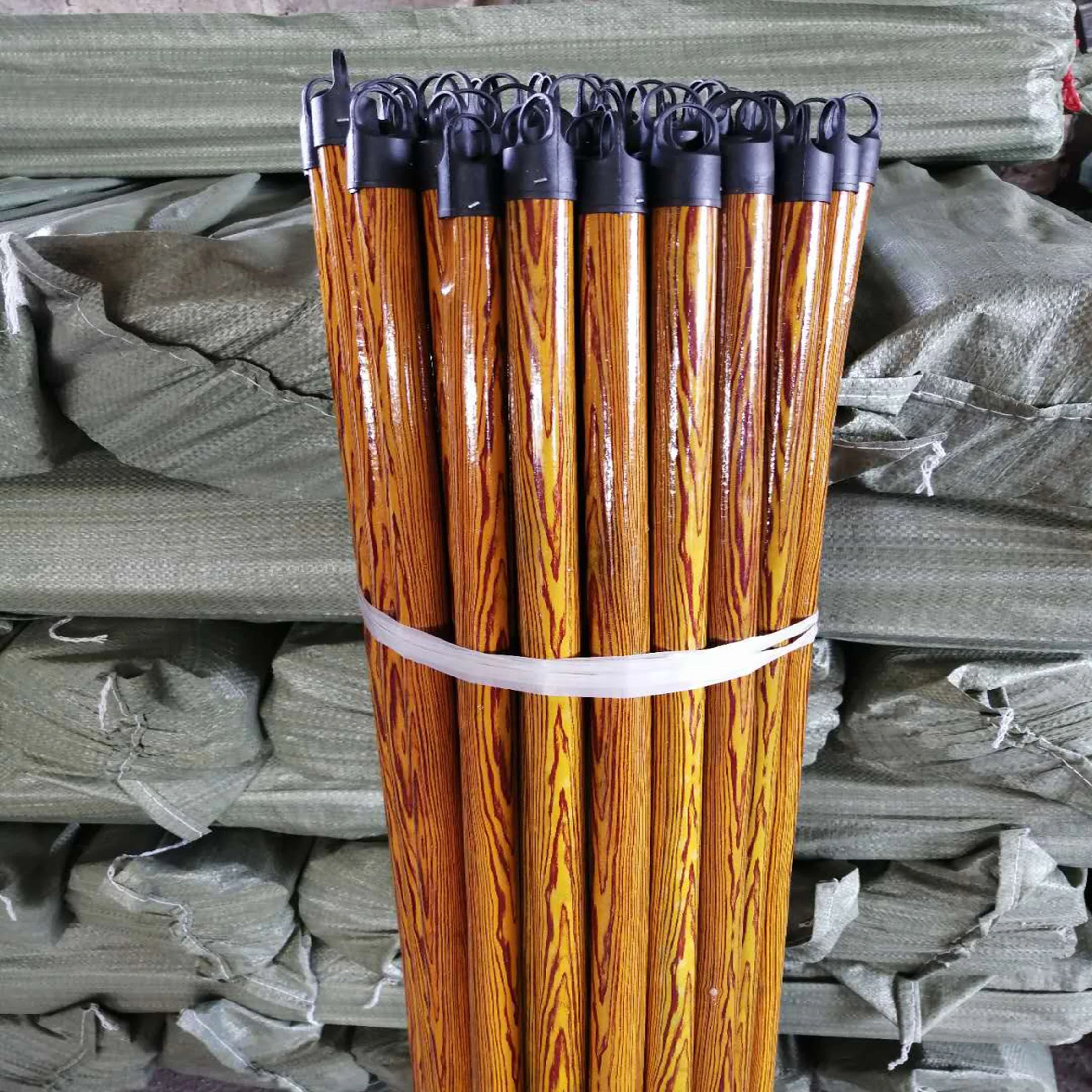 High Quality Factory Price Wood Grain Design Wooden Broom Stick Floor ...