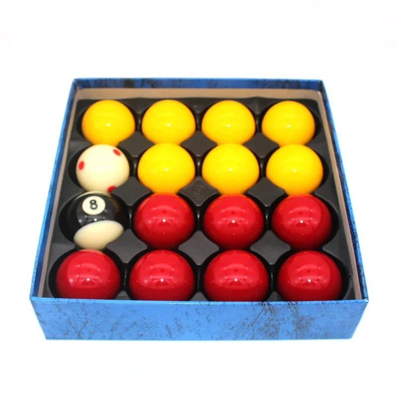 Customized Red&yellow Special Design Billiards 50.8mm Pool Ball Set for ...