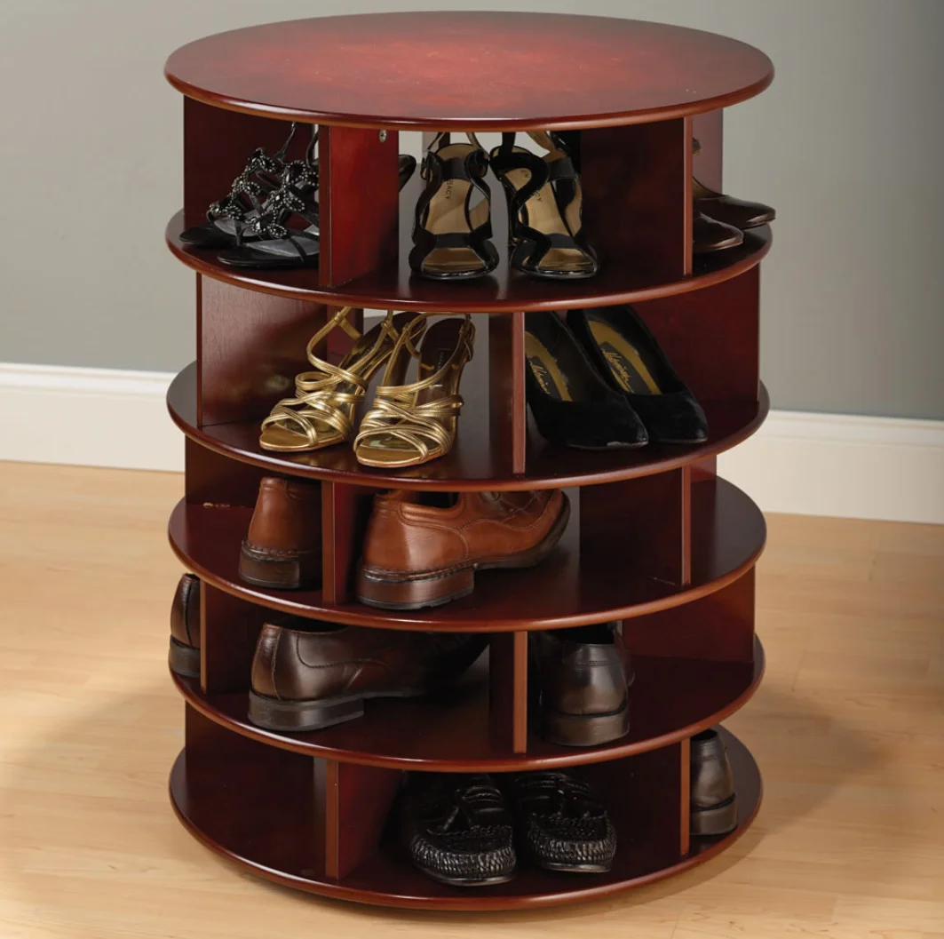 Rotating 25 Pair Shoe Rack - Ferris Wheel Shoes Rack