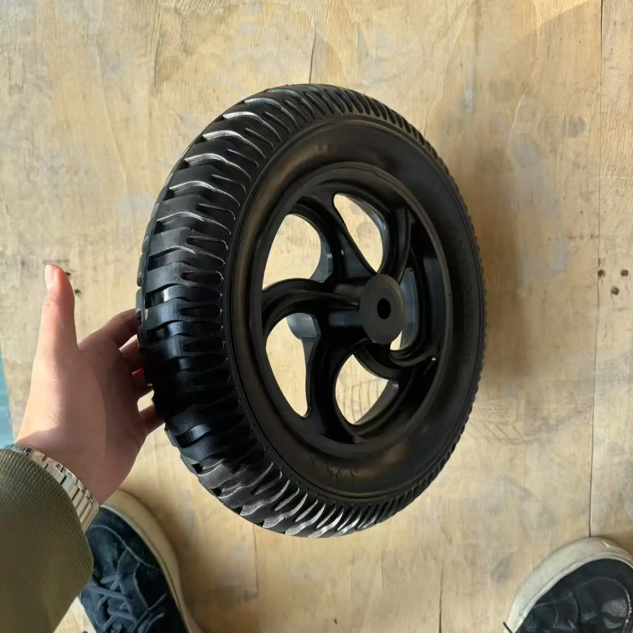 Wheelbarrow Solid Tire Wheels 3.25-8 Steel PU Foam Wheel for ...