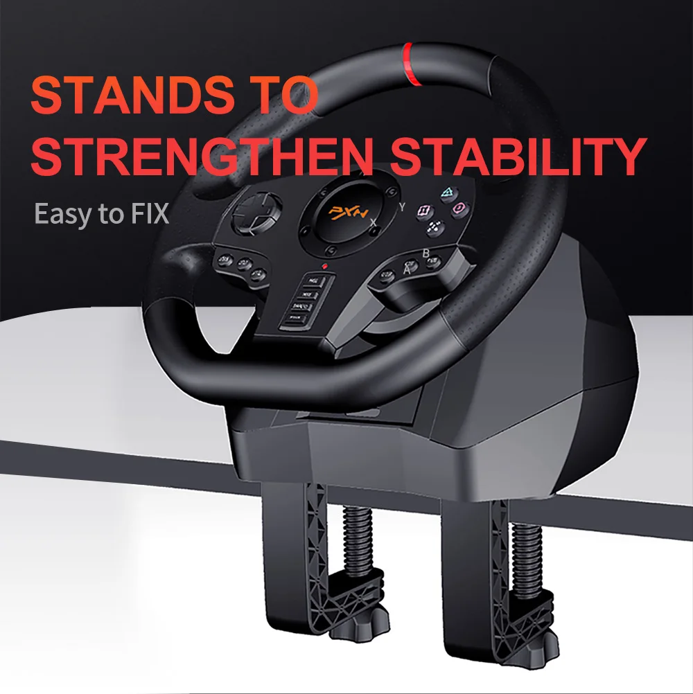 Vibration 900 270 Degree Gaming Racing Wheel With Pedals For Pc,Ps3,Ps4 ...