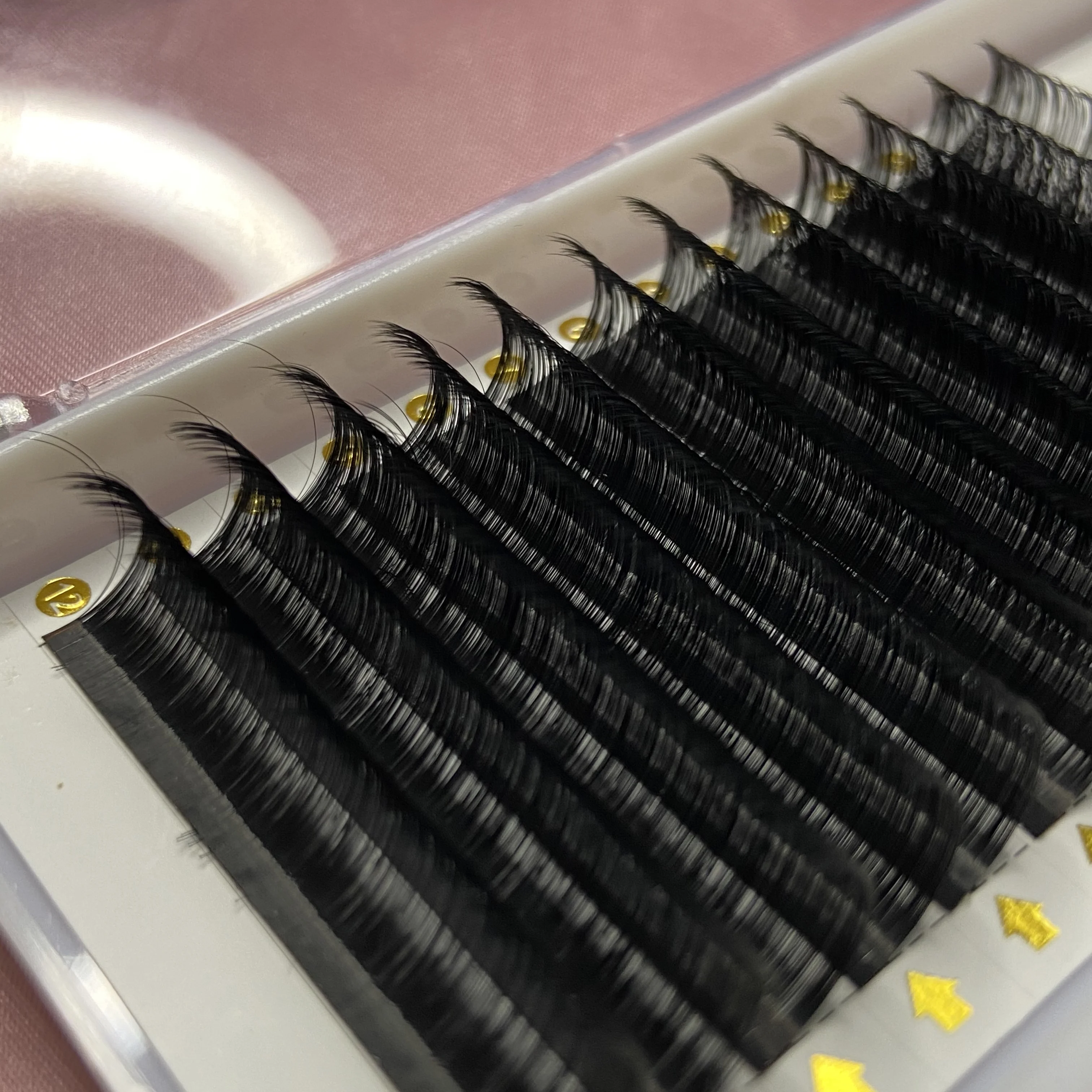 Wholesale Premium Privet Label Eyelash Extension 0.03mm C D Dd Curl 8 ...