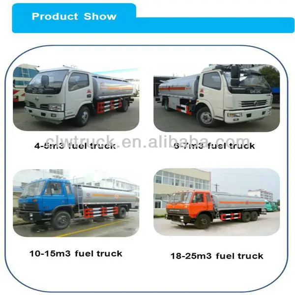 Dongfeng 4m3 Oil Tanker Truck Dimensions - 4x2 Tanker