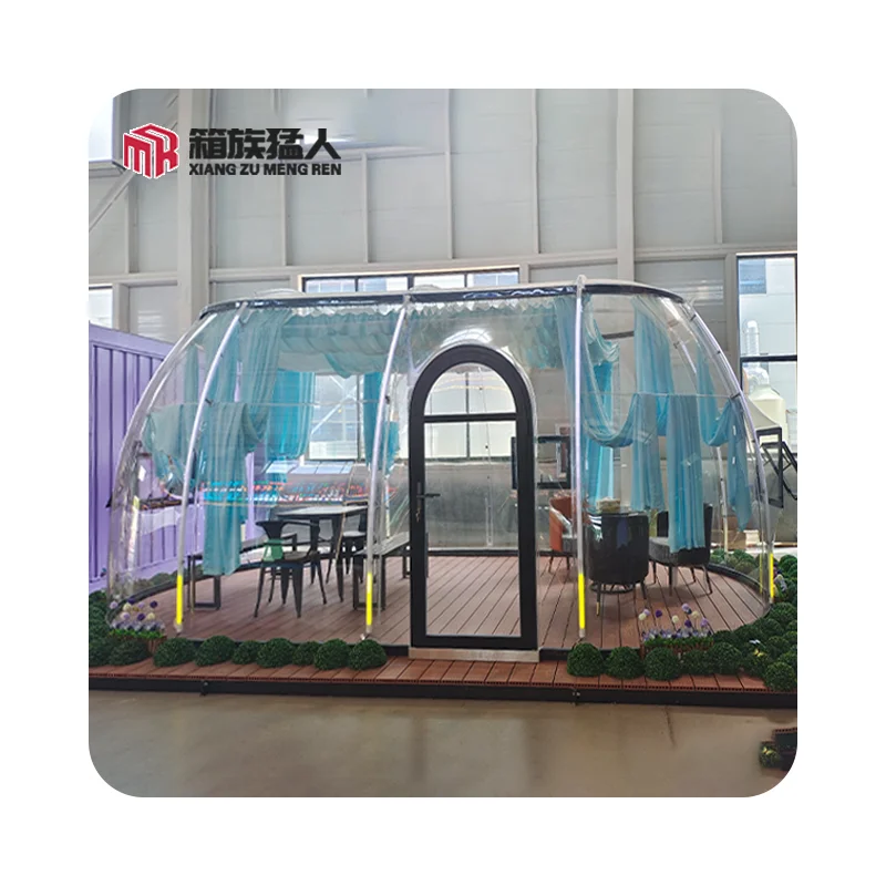 Modern Prefabricated Bubble Dome Tent Modern Inflatable Container Cabin ...