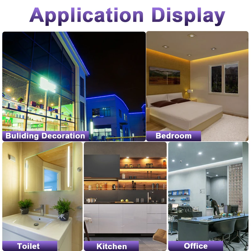 LED Working Light Strip Construction Site Light AC 230V 25M Roll on ...