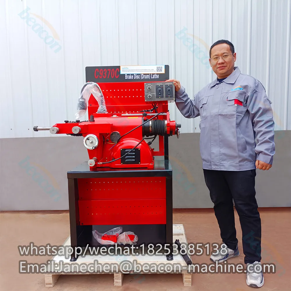 Auto Repair Equipment Brake Disc Drum Skimming Lathe Machine C9370C ...