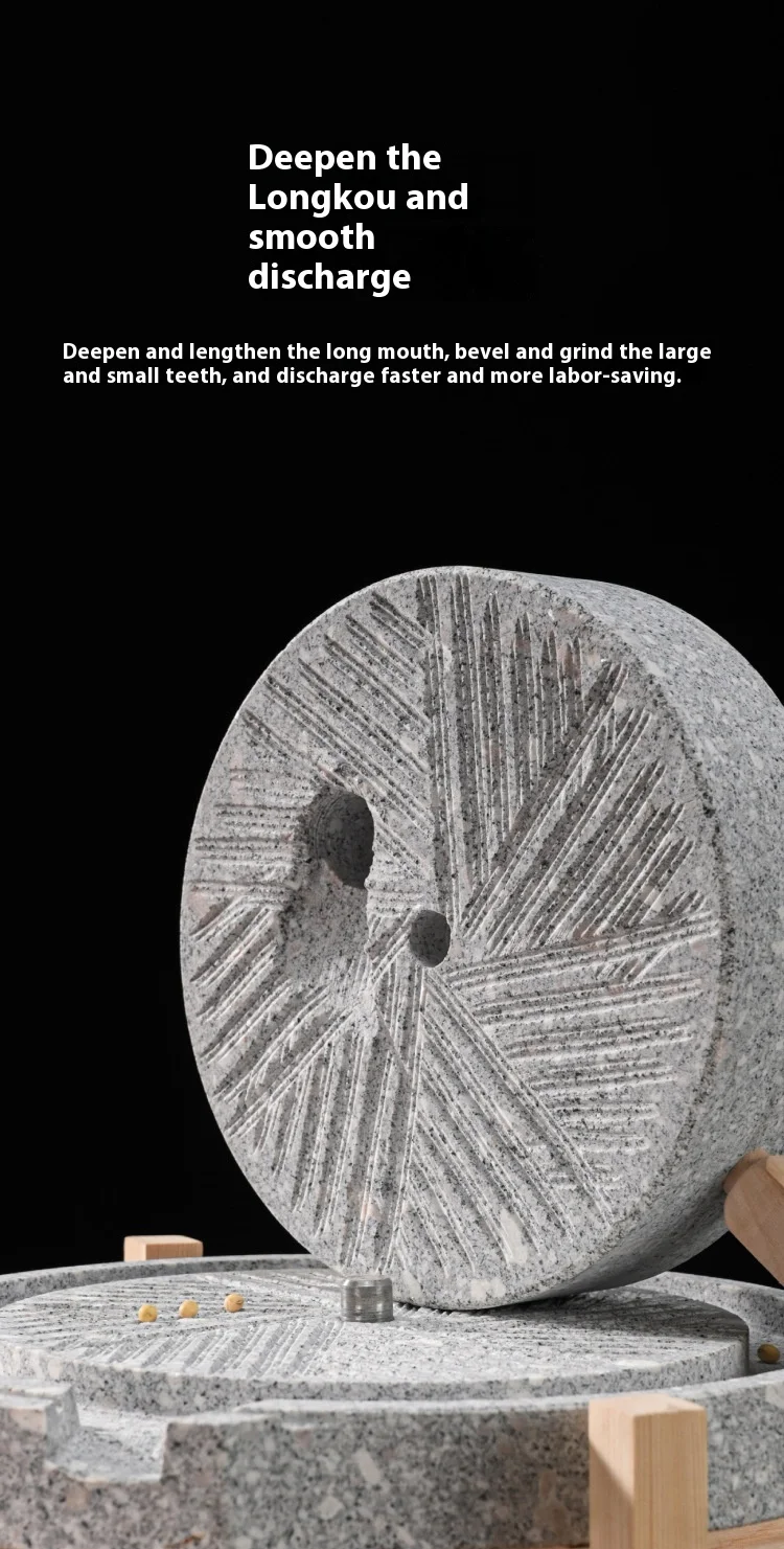 Millstone Manual Milling Machine Natural Stone Design for Home Use New & Used Grain Milling and ...