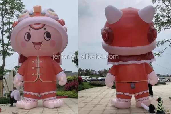 Customized Vivid Inflatable Girl Anime Mascot for Outdoor Advertising