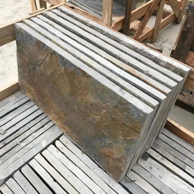 Rusty Slate Floor Tiles - Durable, Eco-Friendly Paving