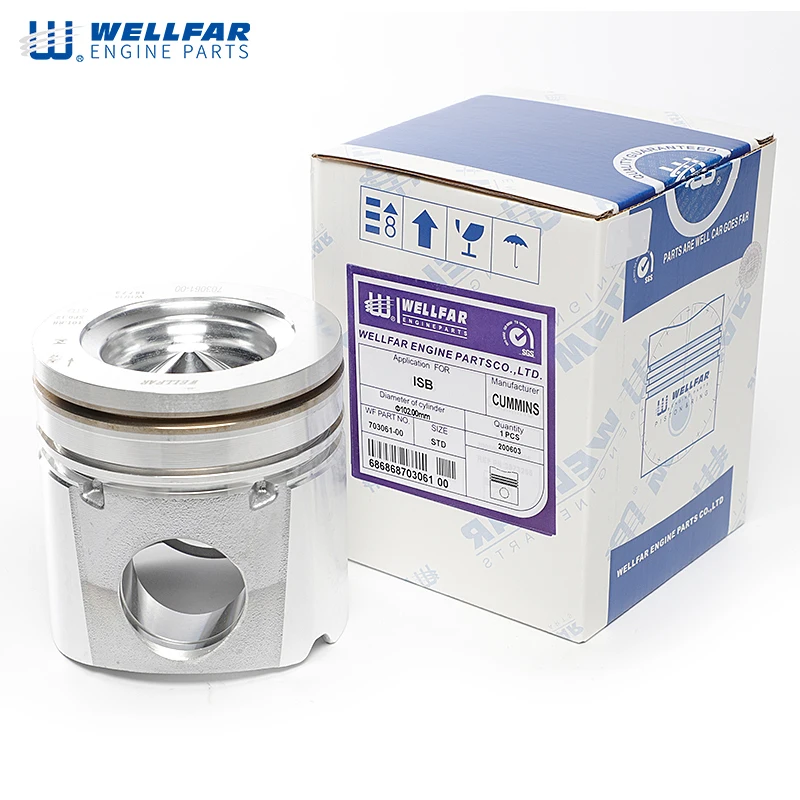Wellfar Premium Kit De Pistón Para Cummins Isb Motor 4025072,3972880 ...