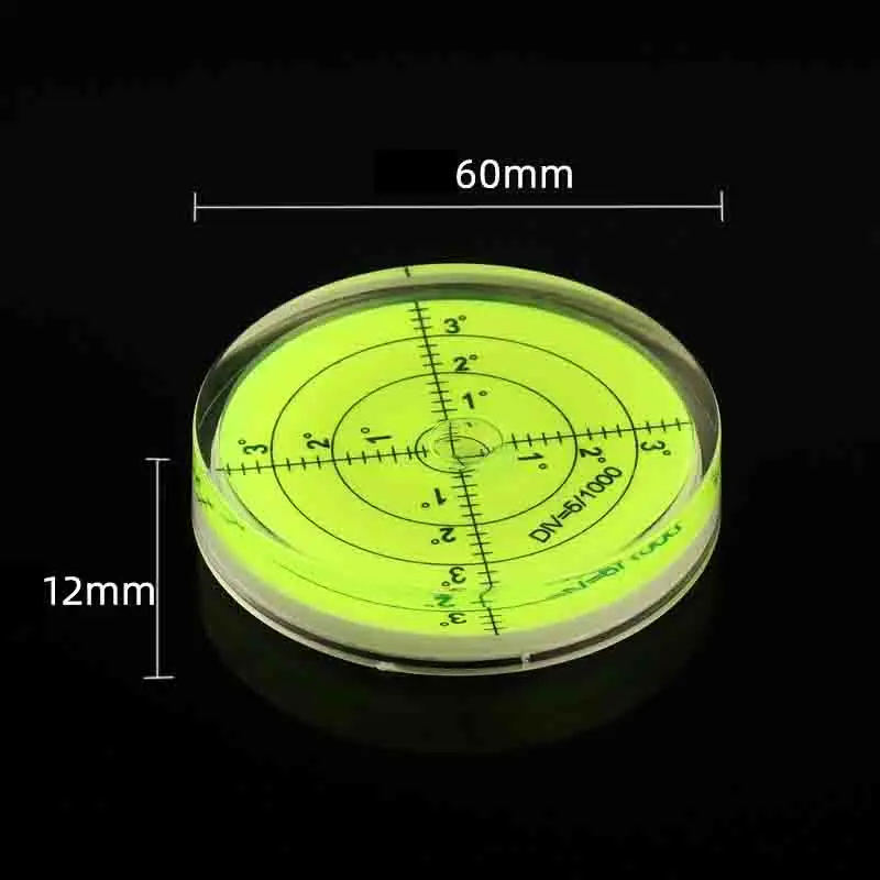 Horizontal Bubble Spirit Level Mini Measuring Kit High Precision Circular Bubble Level - Buy ...