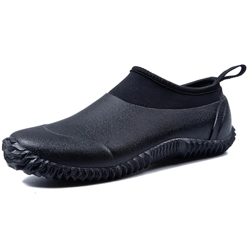 Neoprene Rain Shoes for Men - Unisex Waterproof Boots
