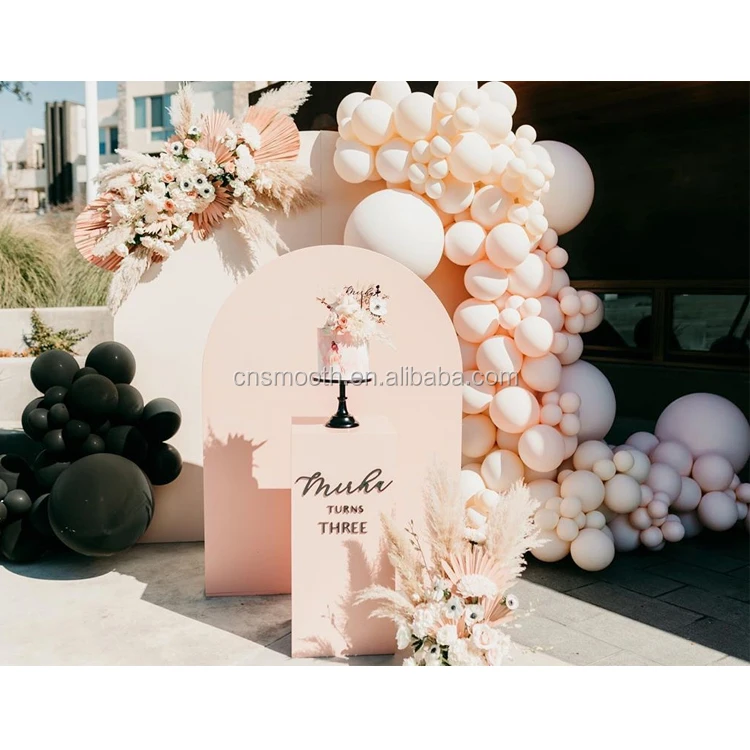 Wedding Reception Wall Decor Backdrop Stand Acrylic White Arch - Buy ...