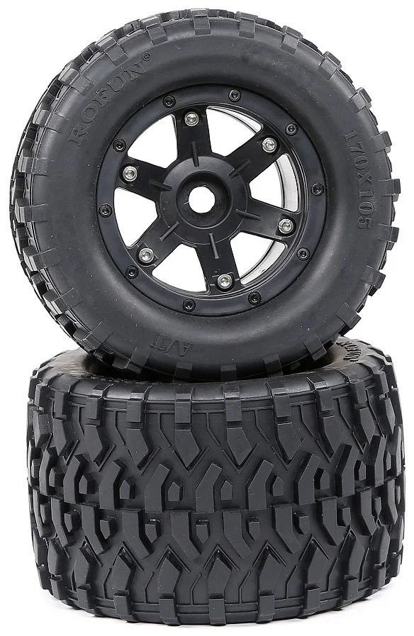 170mm 1/8 RC Monster Truck Tires/wheels for Savage E-maxx