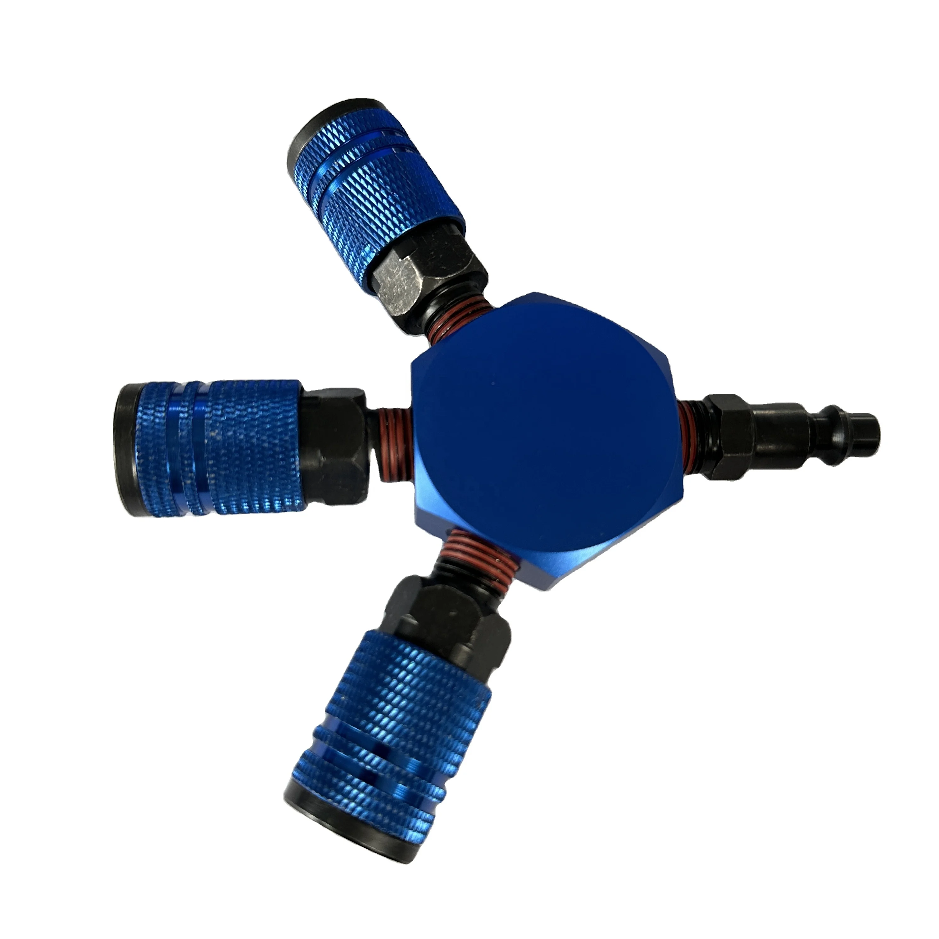 Air Manifold Fittings 3 Ways Manifold Aluminium Manifolds Pneumatic ...