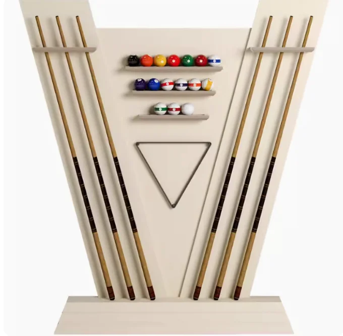 Pool Cue Rack Pool Table Accessories for Billiard Room Wall Mounted ...