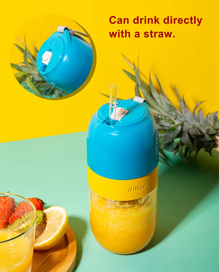 Electric Rechargeable Usb Bpa Free Portable Smoothie Maker Fruit Juicer ...