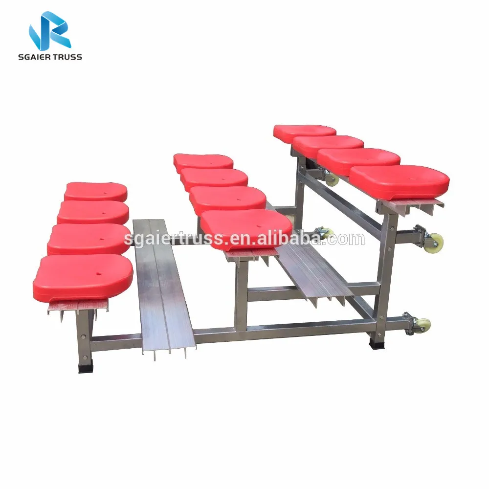 Stadium Mobile Grandstands - Portable Bleachers with Wheels