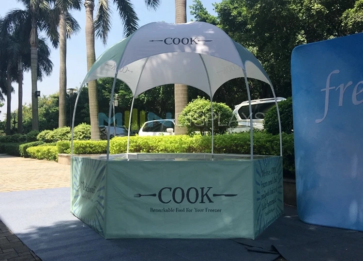 Outdoor Indoor Portable Hexagonal Dome Kiosks With Table For ...