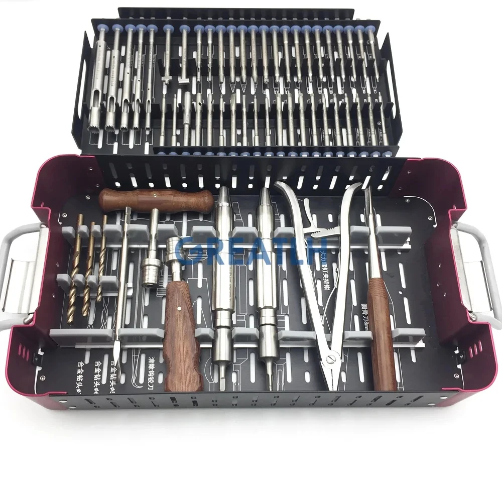 Orthopedic Surgical Instruments 56pcs Stainless Steel Orthopedics ...