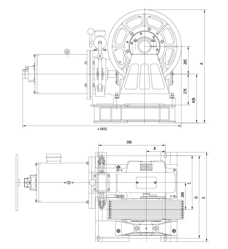 Supply All Brand Elevator Parts Elevator Parts Motor Forvorda Elevator ...