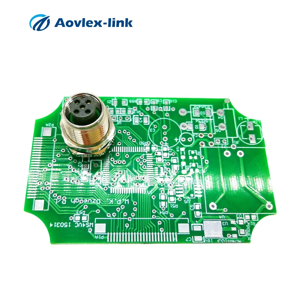 Pcb M8 5pin Female Connector Gold Plated A-code Metal M8 Connector Pg9 ...