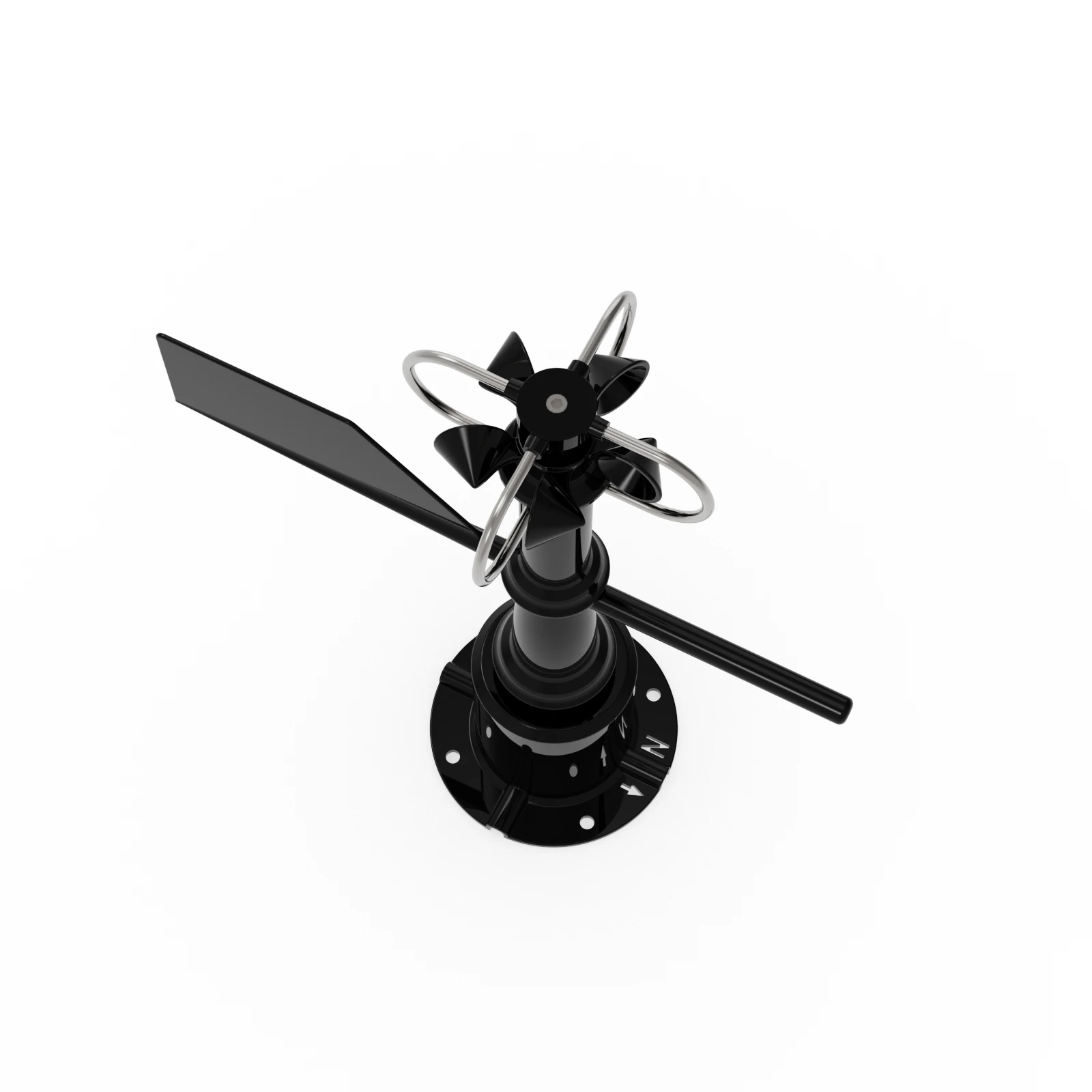 All-in-1 Mechanical Anemometer Wind Speed and Direction Sensor for ...