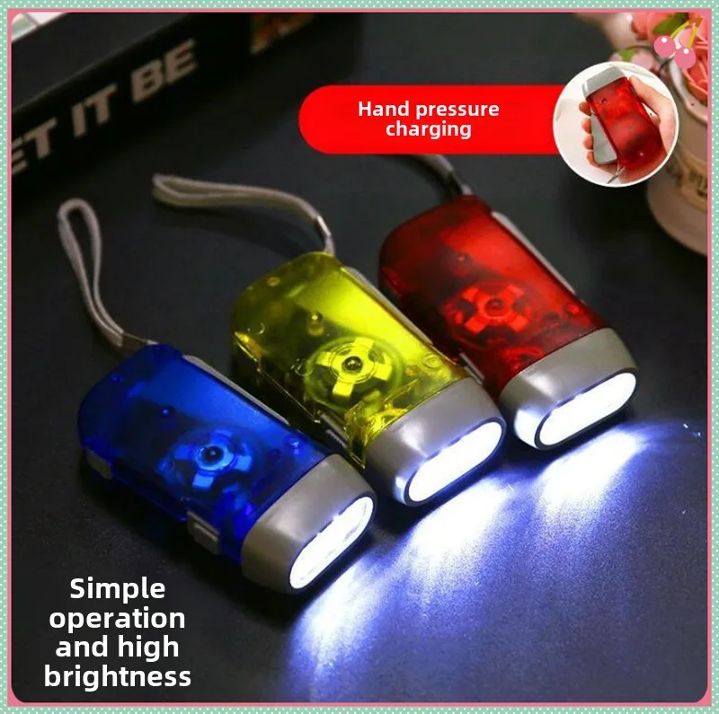Factory Direct Portable Three-Light Hand-Press Flashlight 3LED ...