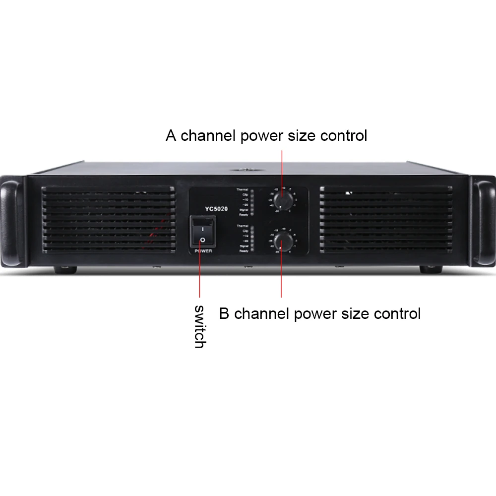 Biner YC5020 - 500W Audio Power Amplifier for Professional Use