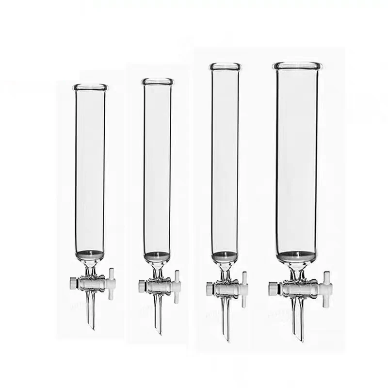 Lab Borosilicate Glass Chromatographic Column With Ptfe Stopcock ...