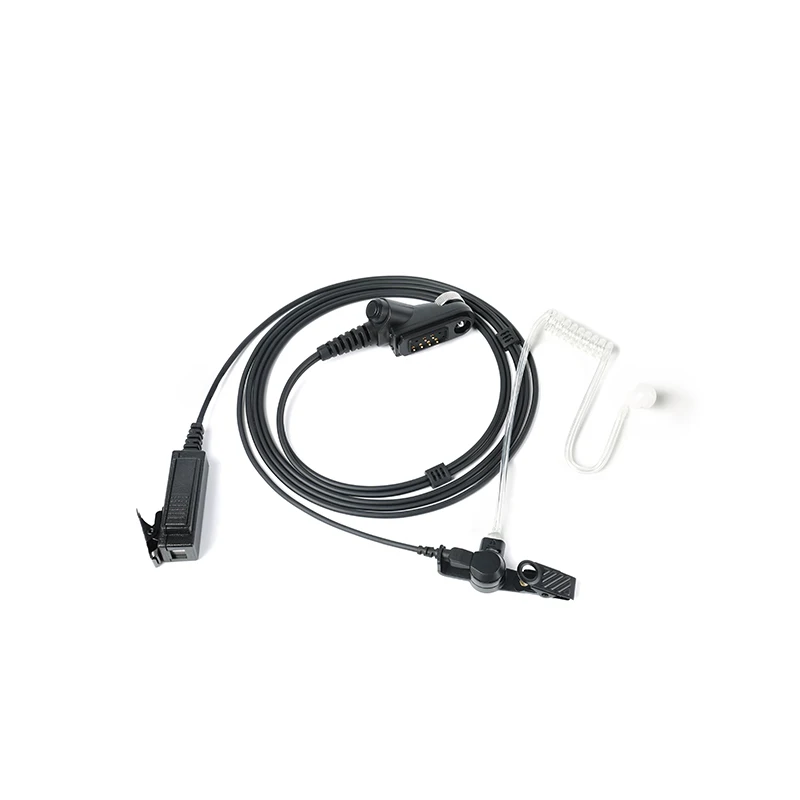 Covert Earpiece Trachea Concealed Headset Acoustic Tube Headset Two Way ...