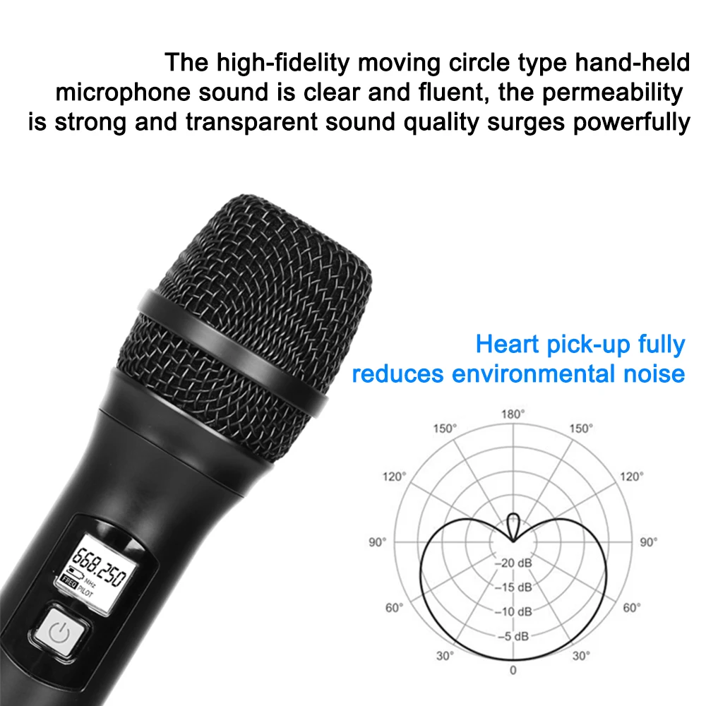 Depusheng DR998 Professional Mic - Wireless Handheld Microphone
