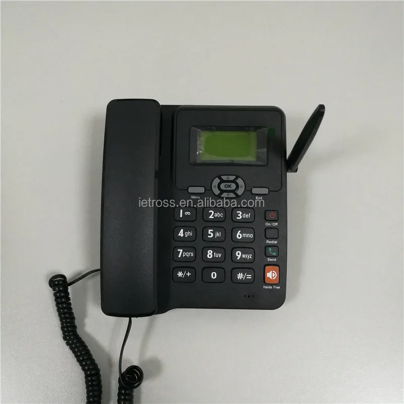 Quad Band GSM Wireless Home Phone with Dual SIM & FM Radio, ODM