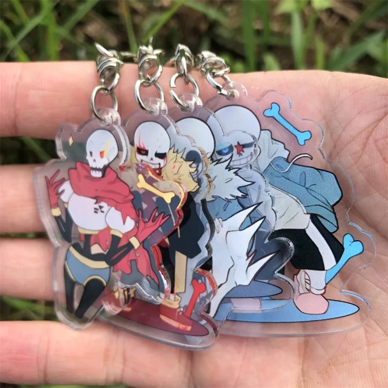 Undertale Sans Flowey Papyrus Asriel Keychain - Cosplay