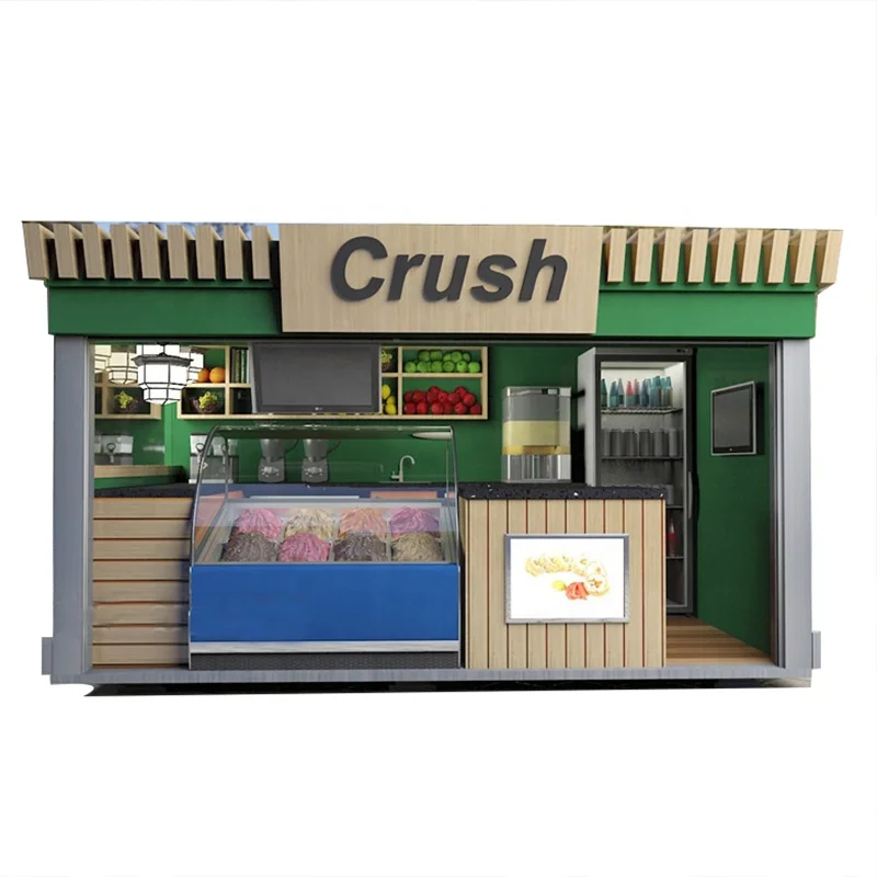 Quiosco de comida rápida clásico, madera contrachapada duradera, diseño ...