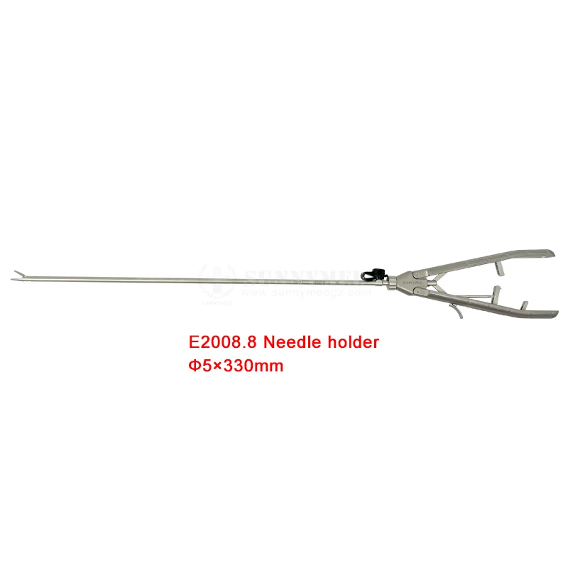 Laparoscopy Surgical Instruments Endoscopic Needle Holder 5x330mm ...