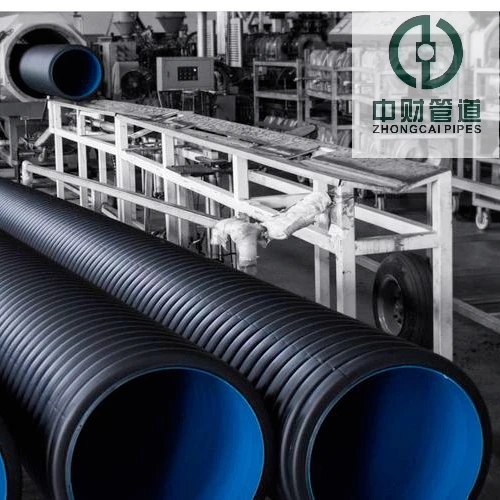 Zhongcai Pipe Pe Double Wall Corrugated Pipe High Quality Hdpe For ...