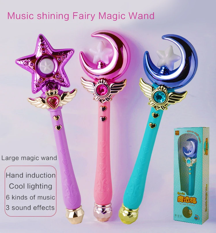 Customizable Luminescent Stick Light-up Magic Wand Children Toys Wand ...