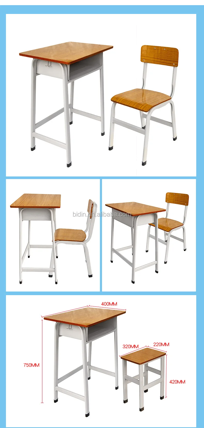School Shelf Wooden Student Desk Chair - Buy Student Desk Chair,Wooden ...
